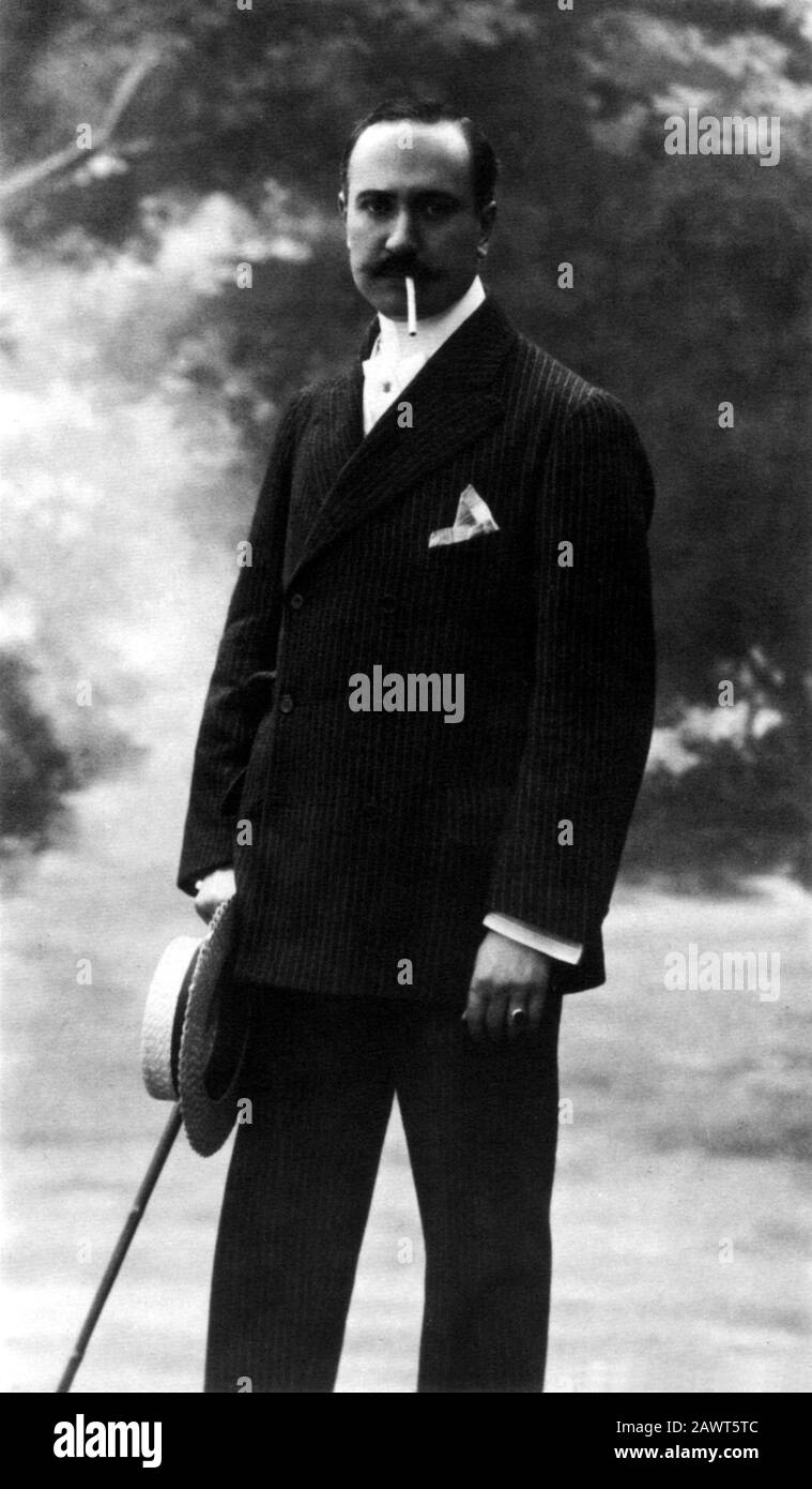The italian writer UGO OJETTI ( 1871 - 1946 ) , portrayed in Milano 25 ...