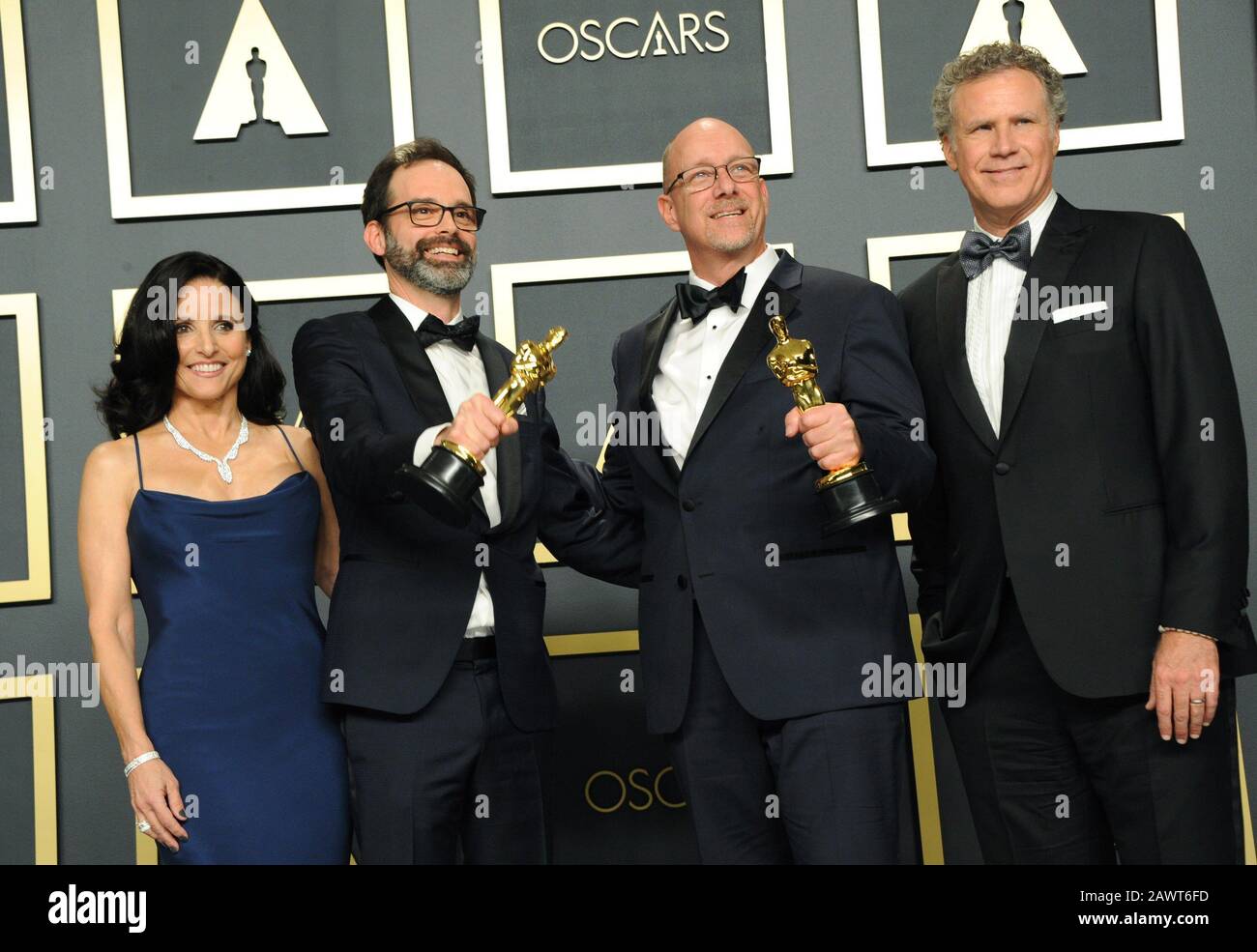 Los Angeles, CA. 9th Feb, 2020. Julia Louis-Dreyfus, Andrew Buckland ...