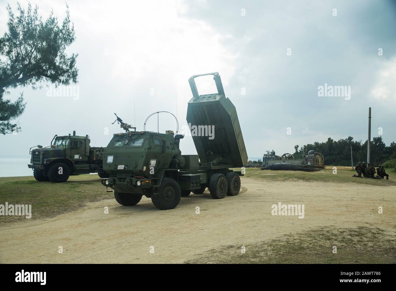 KIN BLUE, OKINAWA (Feb. 9, 2020) A Marine Corps High-Mobility Artillery ...