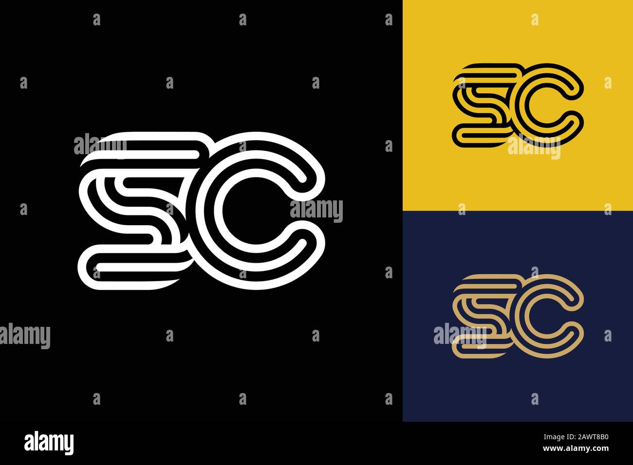 Border combination Stock Vector Images - Alamy