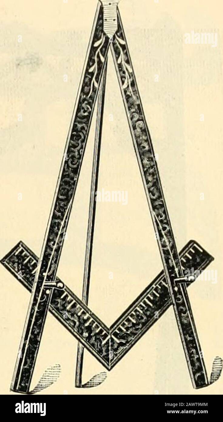 Mouldings, mirrors, pictures and frames. . No. 60.Masonic Easel ...