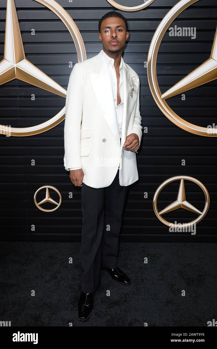 Beverly Hills, Ca. 9th Feb, 2020. Diggy Simmons at the Mercedes-Benz ...