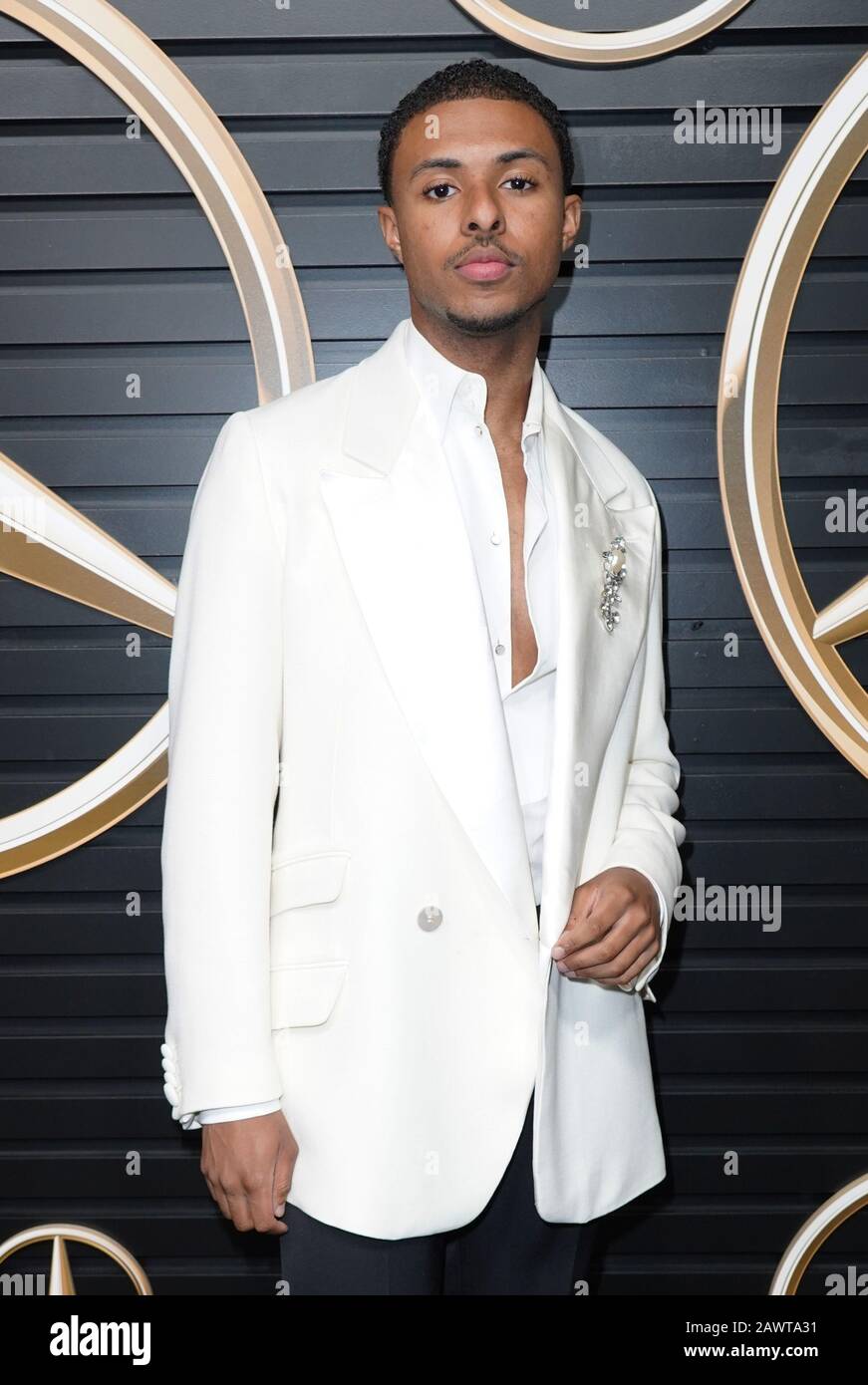 Beverly Hills, Ca. 9th Feb, 2020. Diggy Simmons at the Mercedes-Benz ...