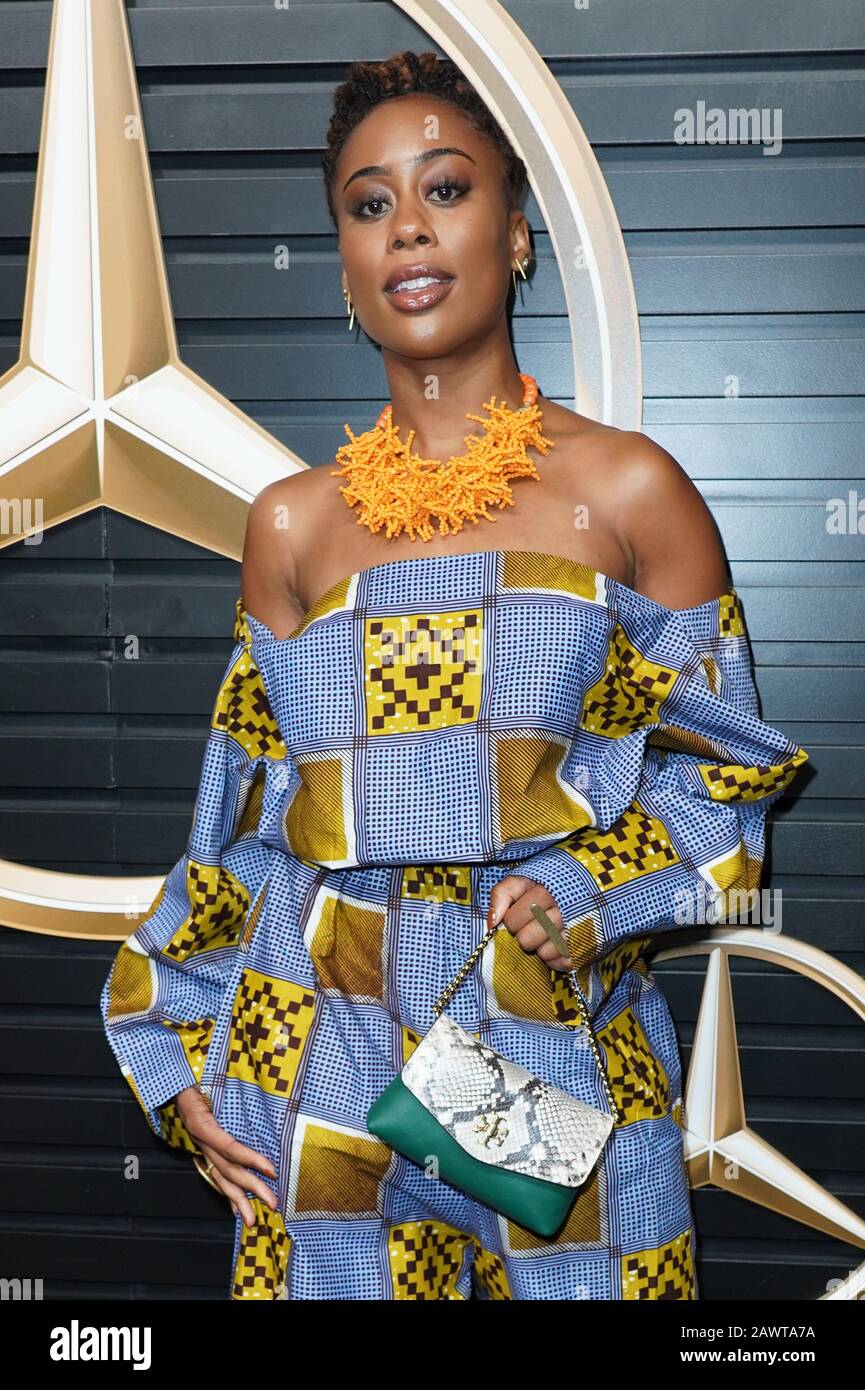 Beverly Hills, Ca. 9th Feb, 2020. Zuri Adele at the Mercedes-Benz ...