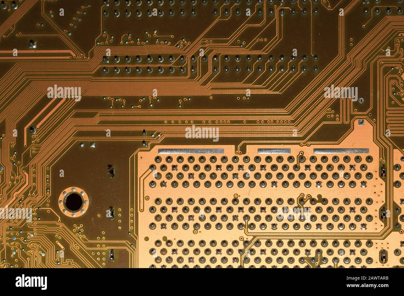 Electronic circuit board abstract background. computer hardware ...