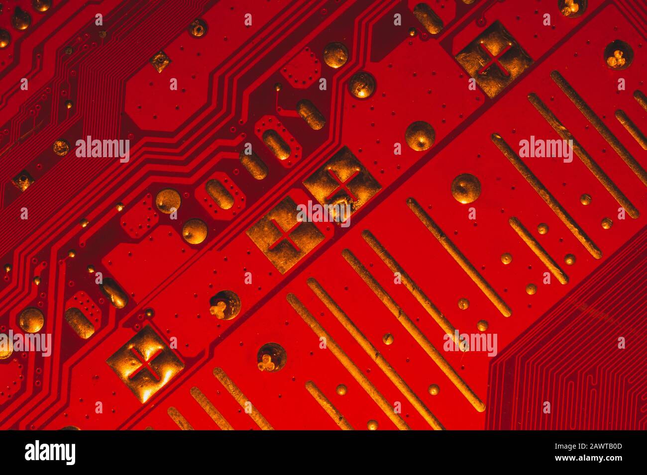 Electronic circuit board abstract background. computer hardware ...