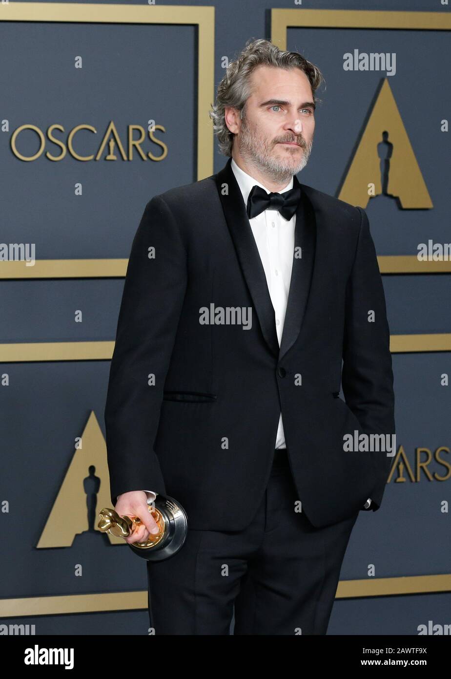 Los Angeles, United States. 10th Feb, 2020. Joaquin Phoenix, winner of ...