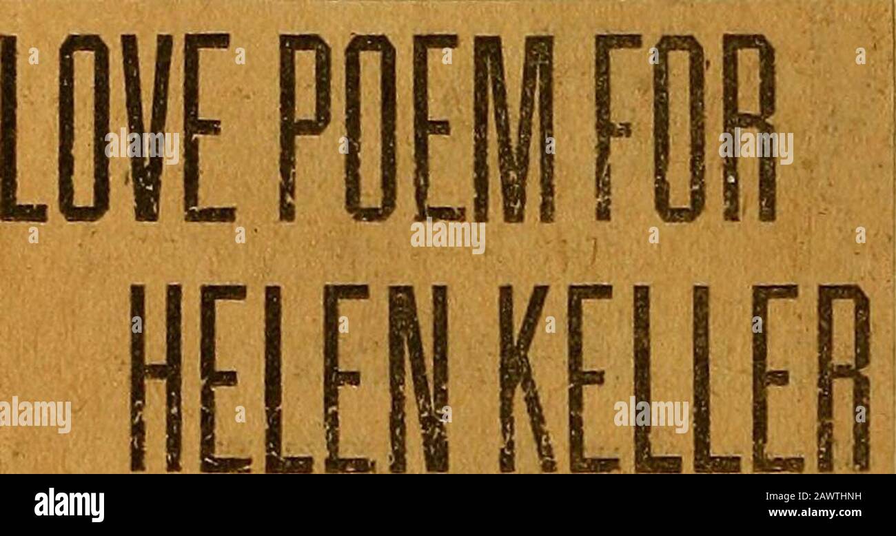 Miss helen keller hi-res stock photography and images - Alamy