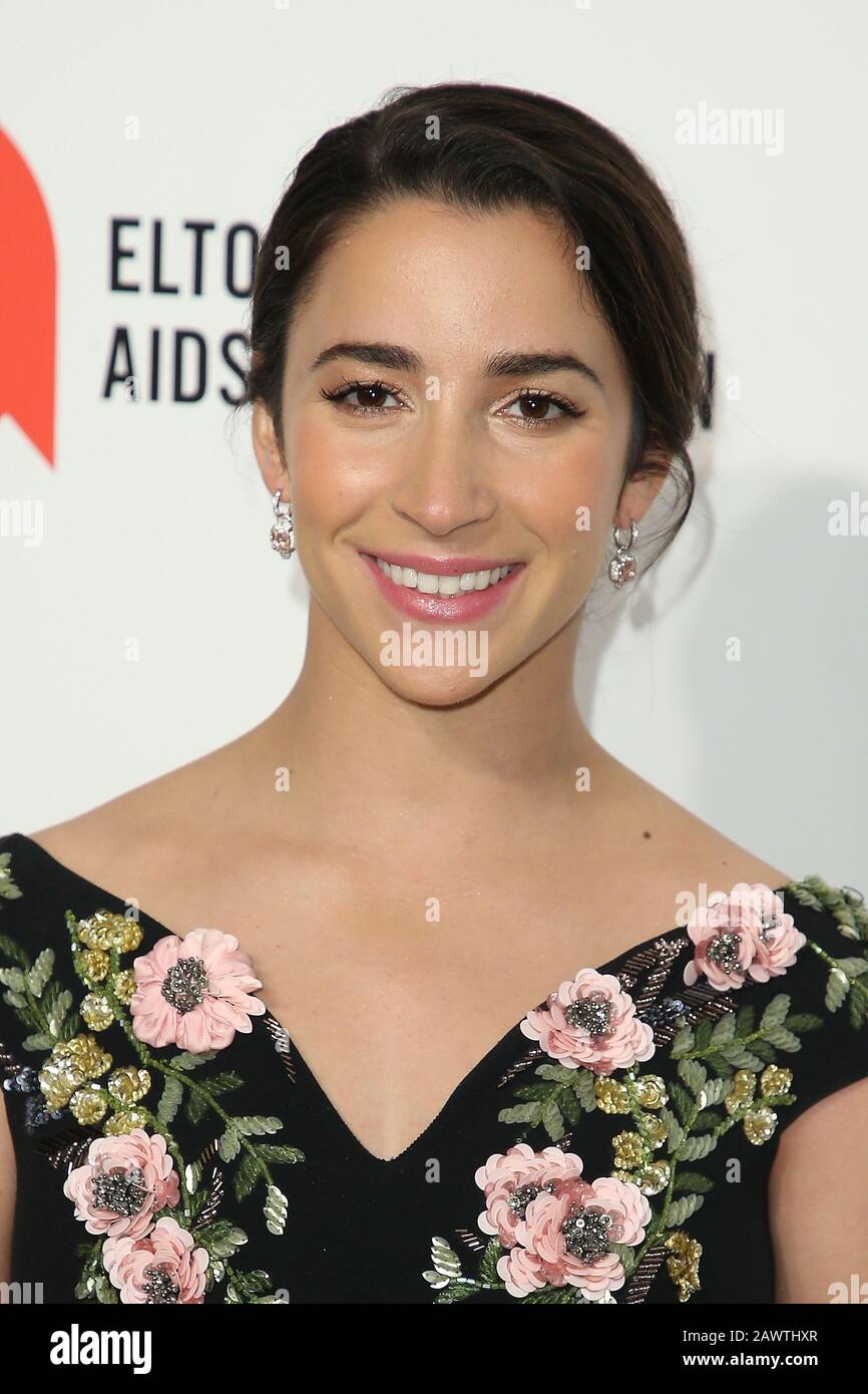Los Angeles, USA. 09th Feb, 2020. Aly Raisman attends the 28th Annual ...