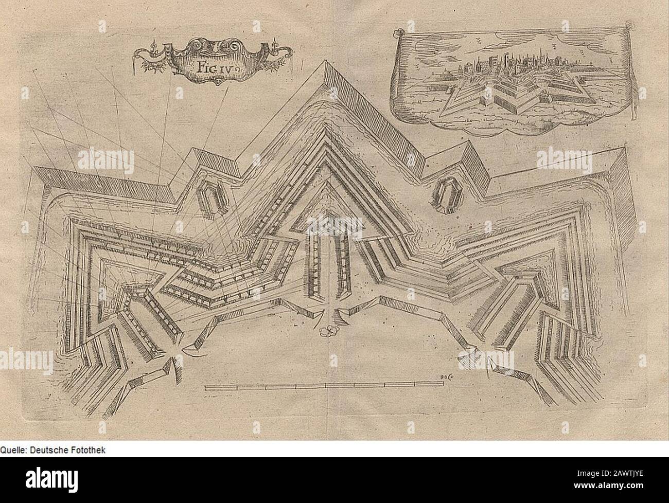 Fotothek df tg 0005904 Architektur ^ Festungsbau ^ Ravelin ^ Redan ...