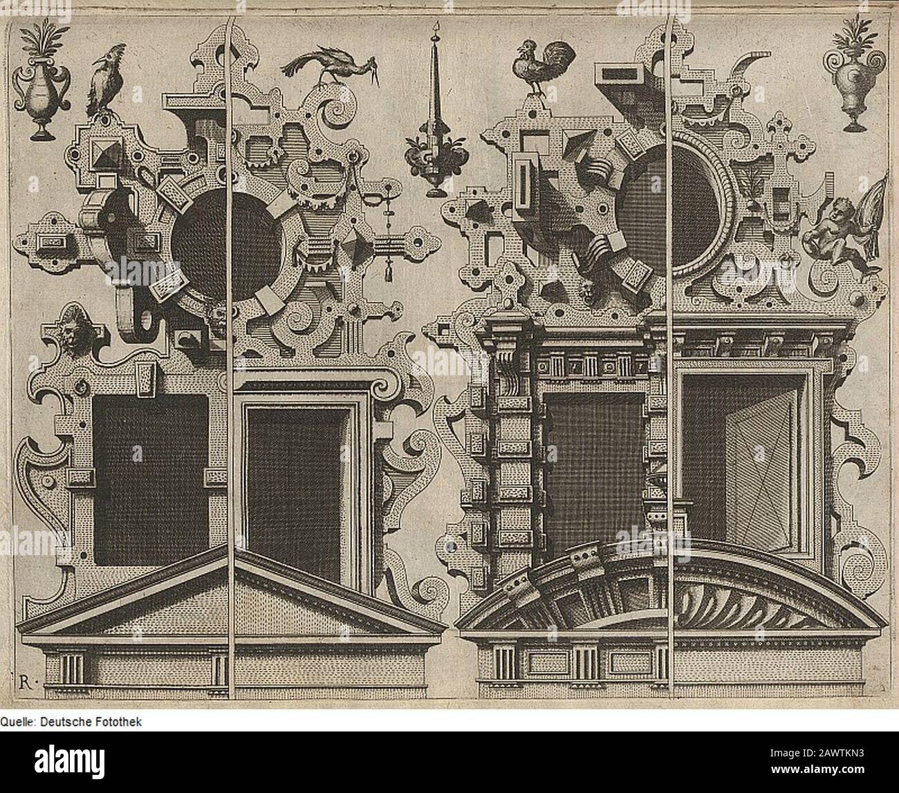 Fotothek df tg 0006074 Architektur ^ Gesims ^ Dreiecksgiebel ...