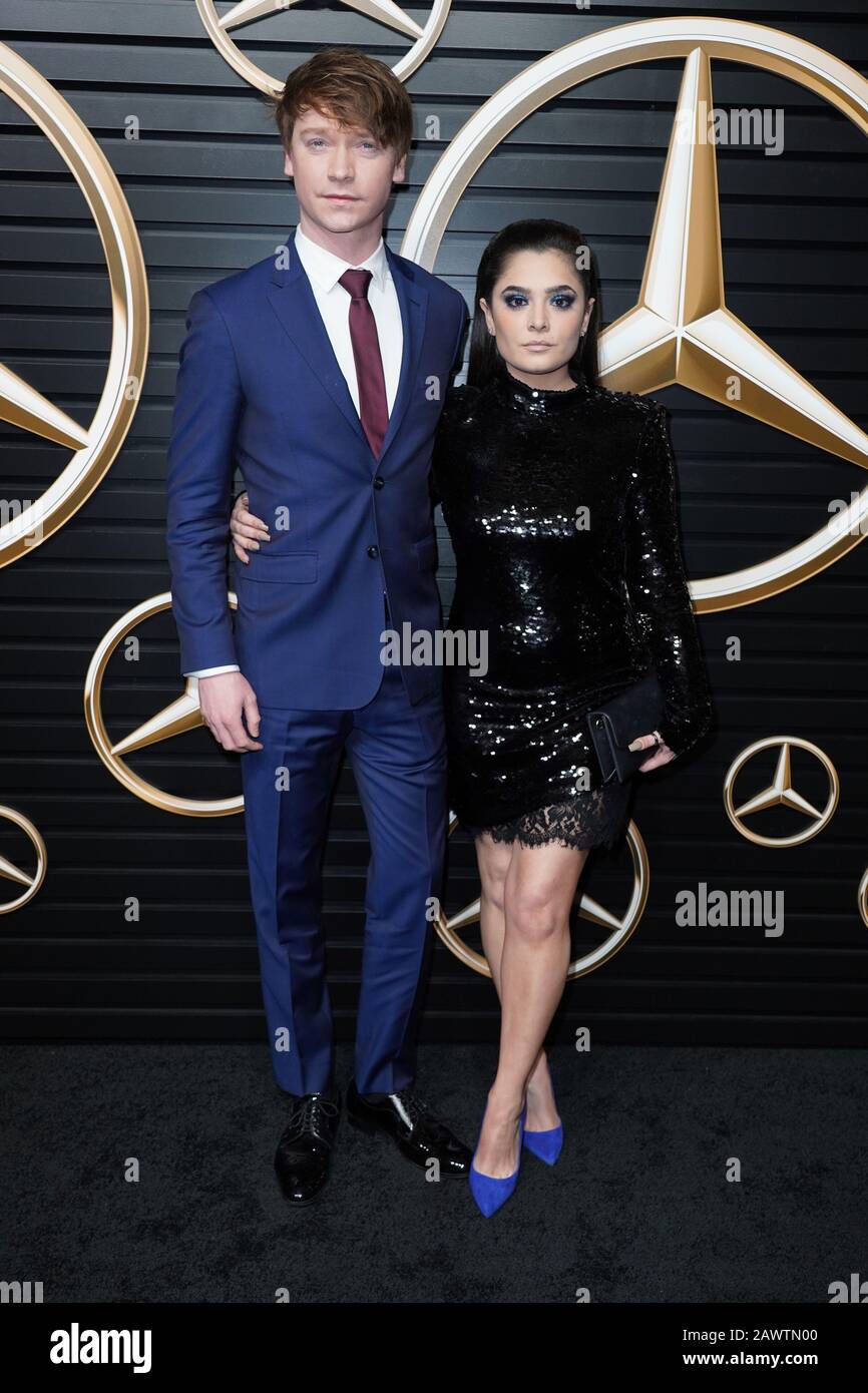 Beverly Hills, Ca. 9th Feb, 2020. Calum Worthy and Celesta DeAstis at ...