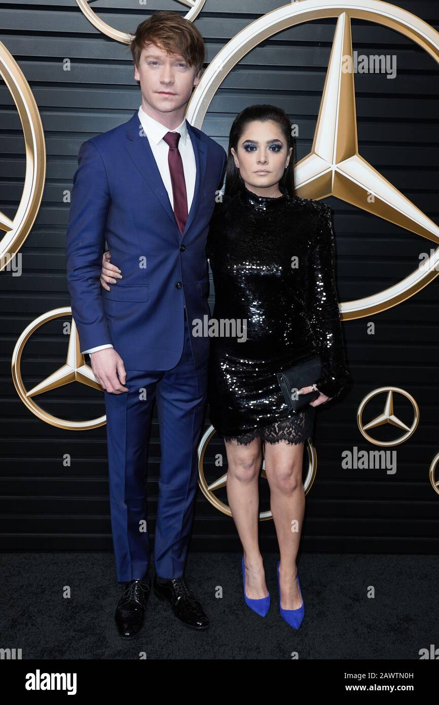 Beverly Hills, Ca. 9th Feb, 2020. Calum Worthy and Celesta DeAstis at ...