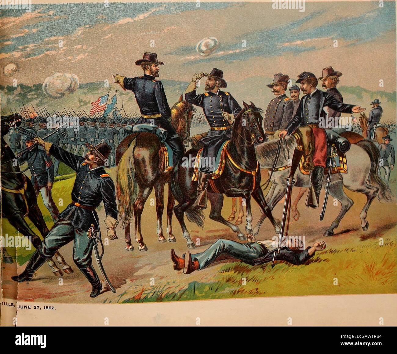 Grand army picture book from April 12, 1861 to Apr26, 1865 Stock Photo ...