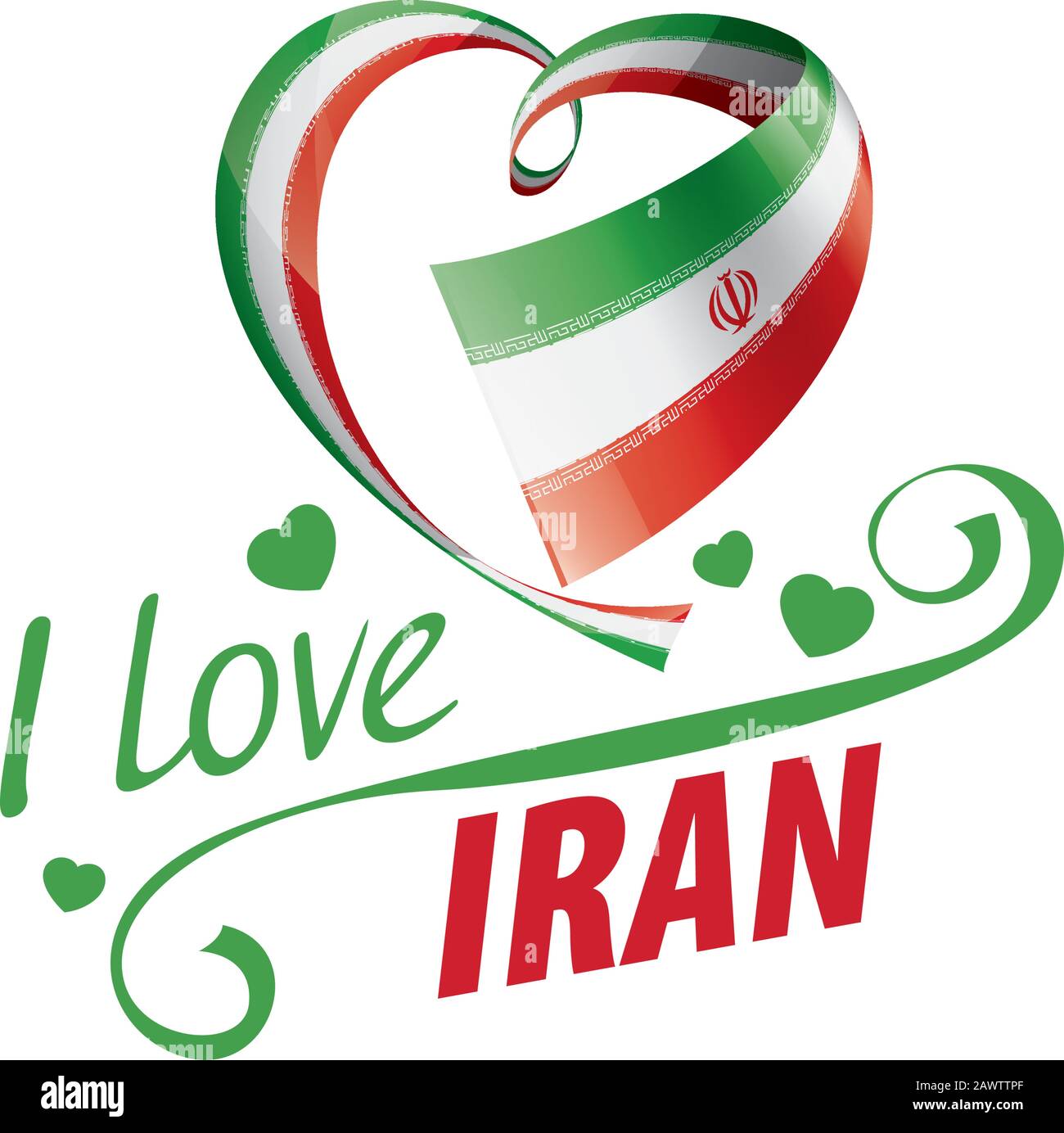 I love tehran sign Stock Vector Images - Alamy