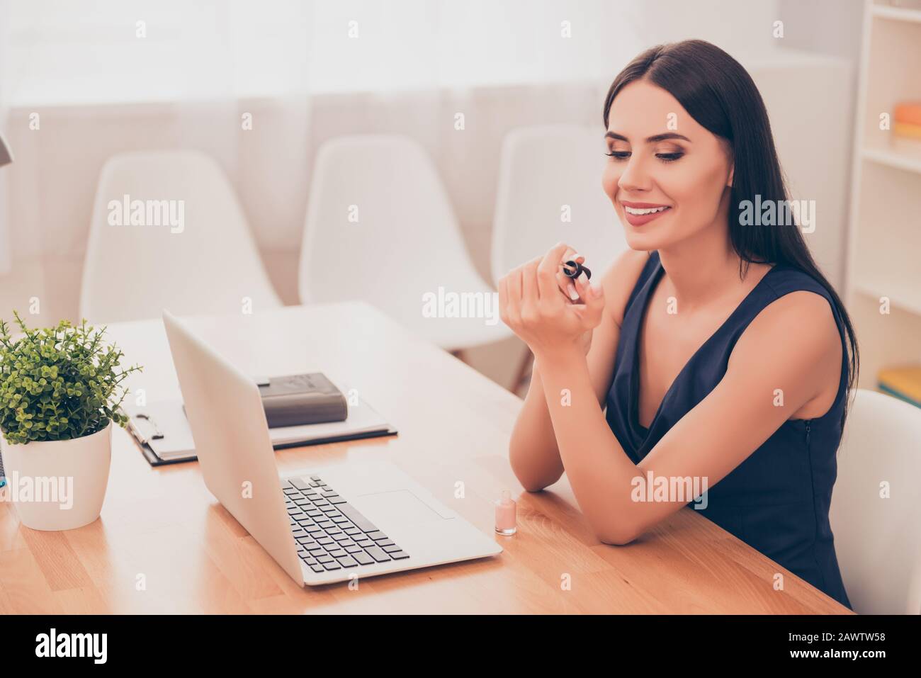 Secretary nails hi-res stock photography and images - Alamy