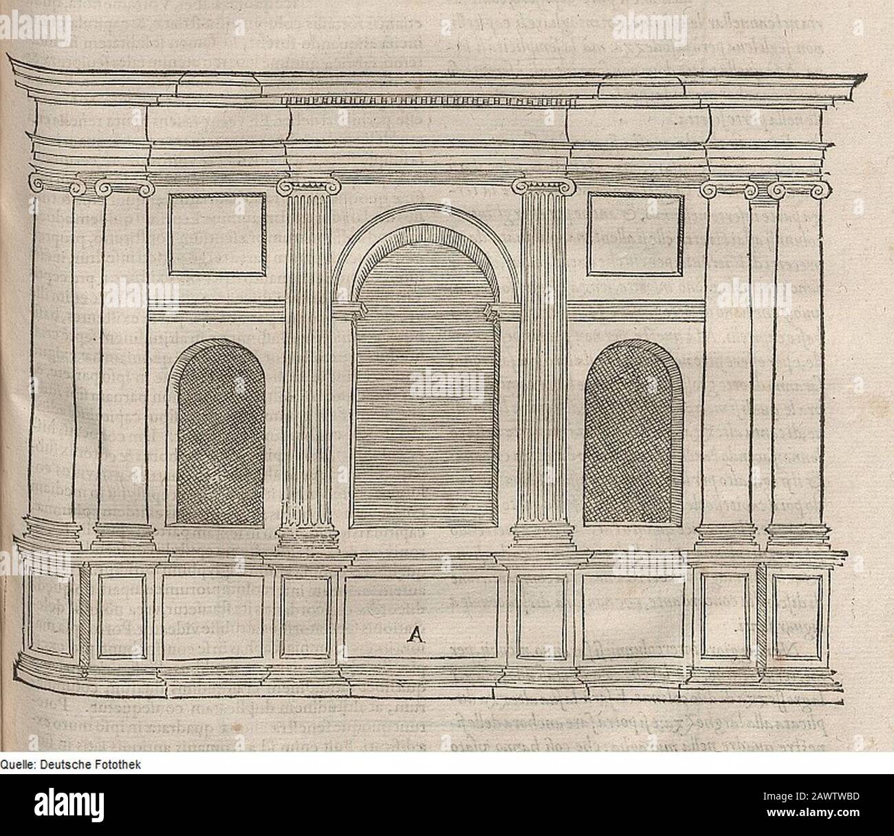 Fotothek df tg 0007413 Architektur ^ Fassade ^ Säule ^ Postament ...