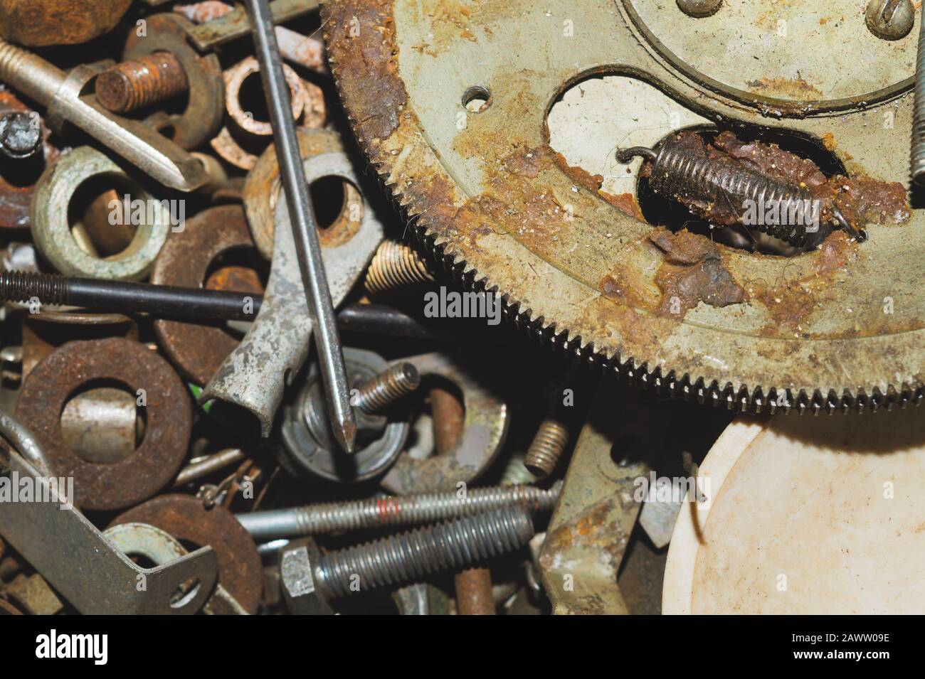 Pile of fasteners hi-res stock photography and images - Alamy