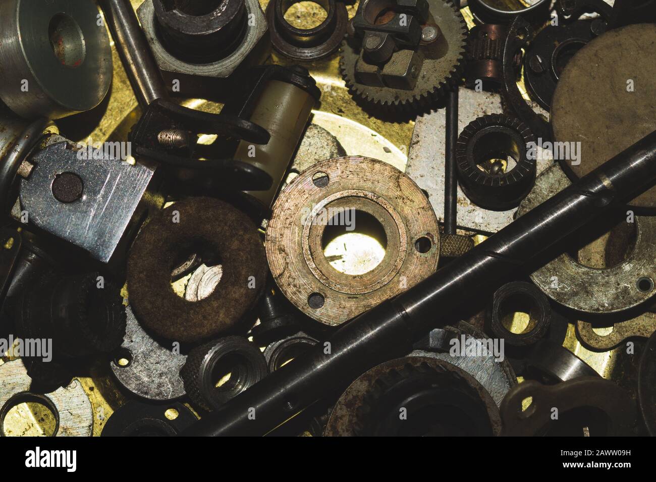 Scrap metal nail screw hi-res stock photography and images - Alamy