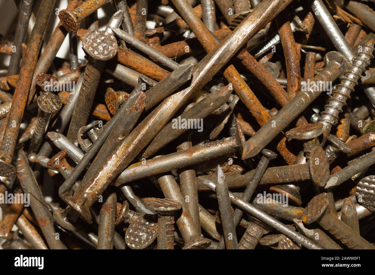 Pile of scrap metal for construction hi-res stock photography and ...