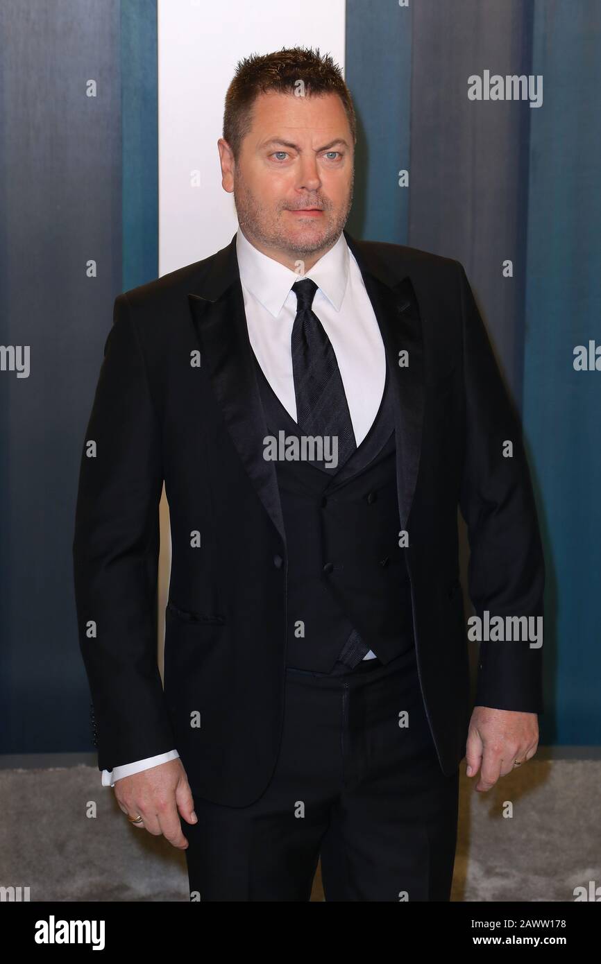 Nick Offerman at the 2020 Vanity Fair Oscar Party hosted by Radhika ...