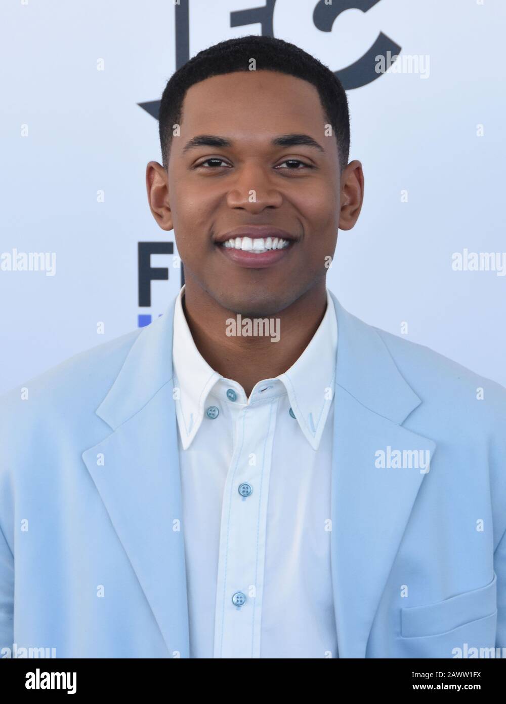 Santa Monica, California, USA 08th February 2020 Actor Kelvin Harrison ...