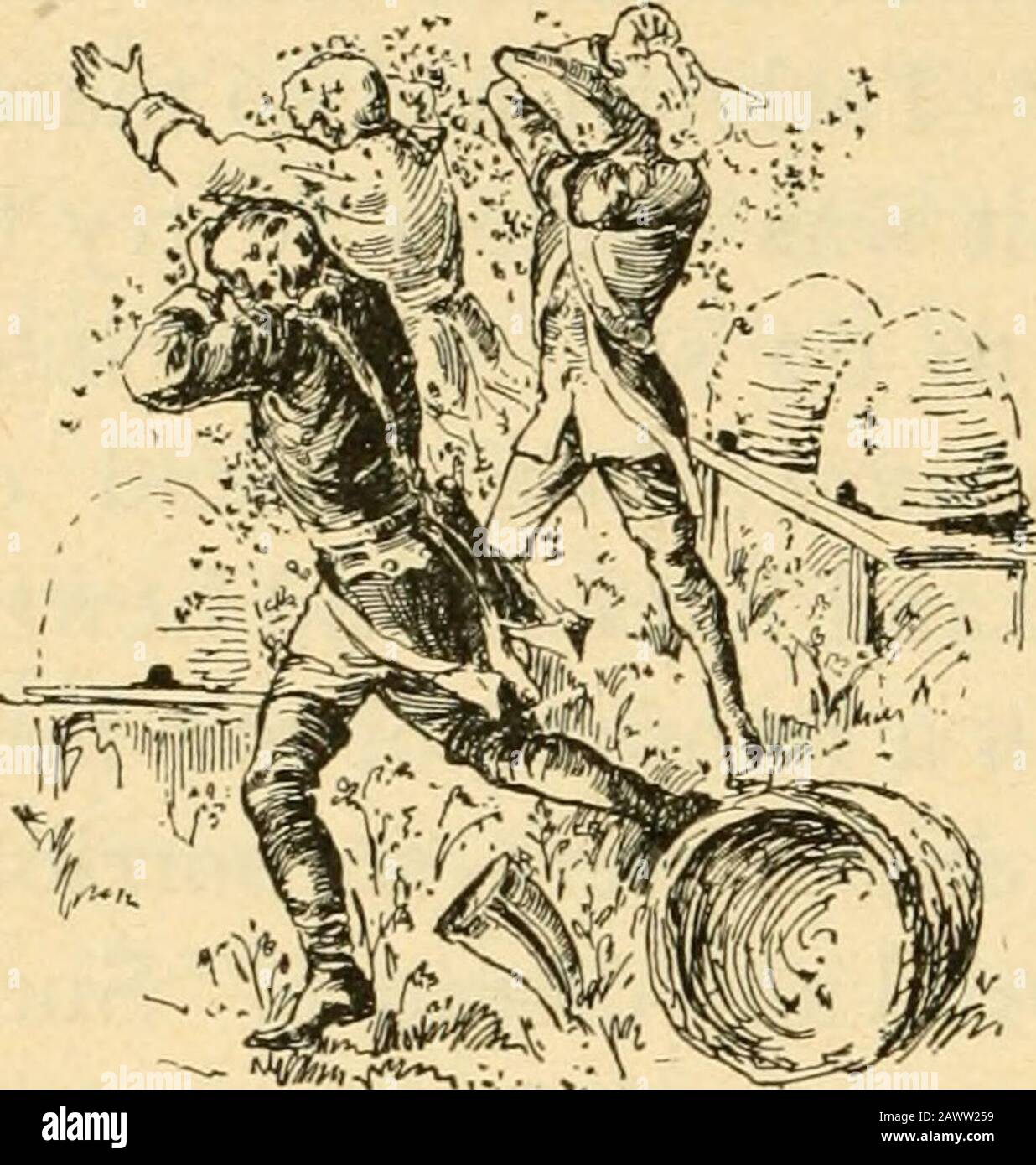 The beginner's American history . a little log meeting-house near ...