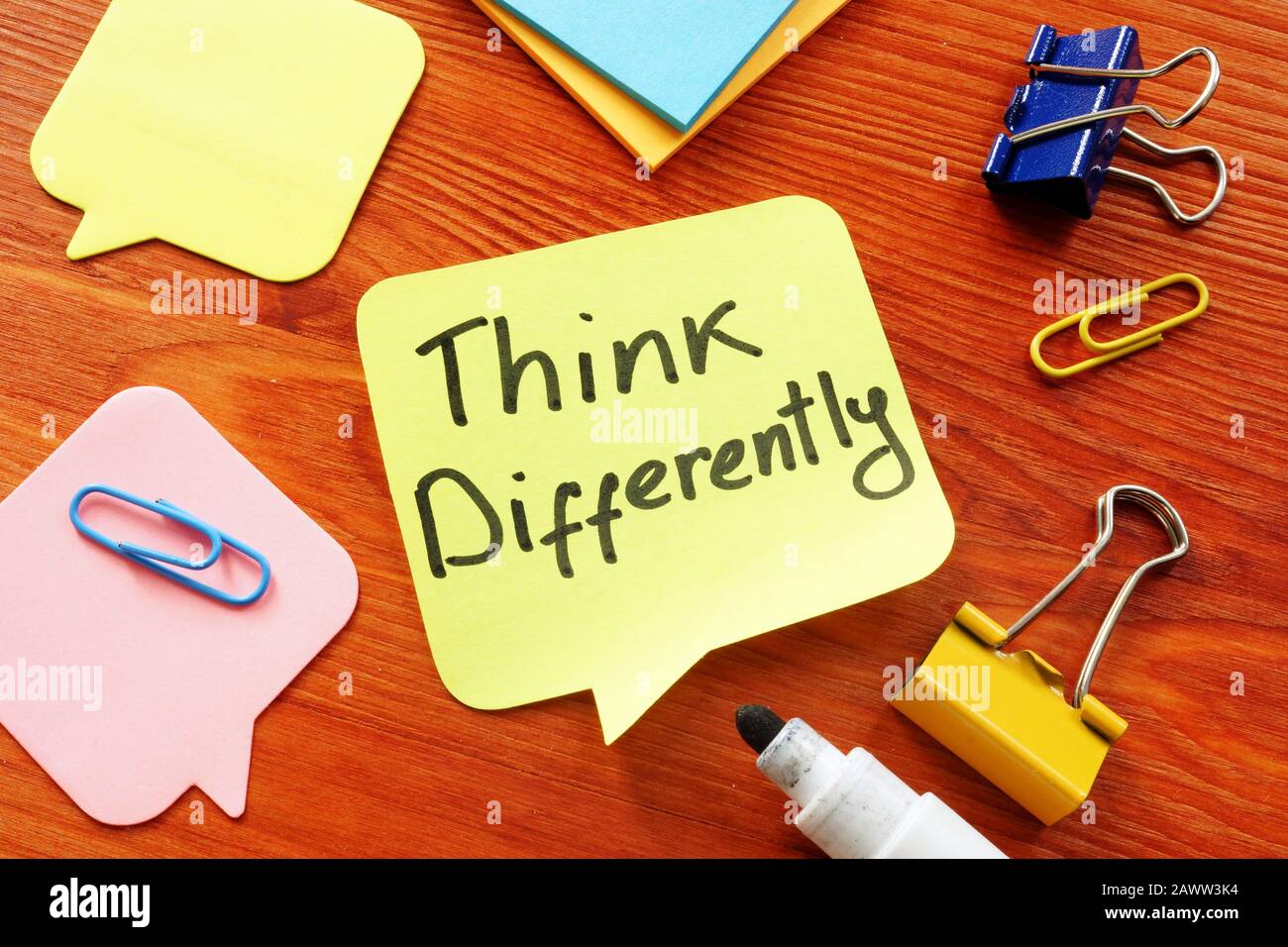 Think differently hi-res stock photography and images - Alamy