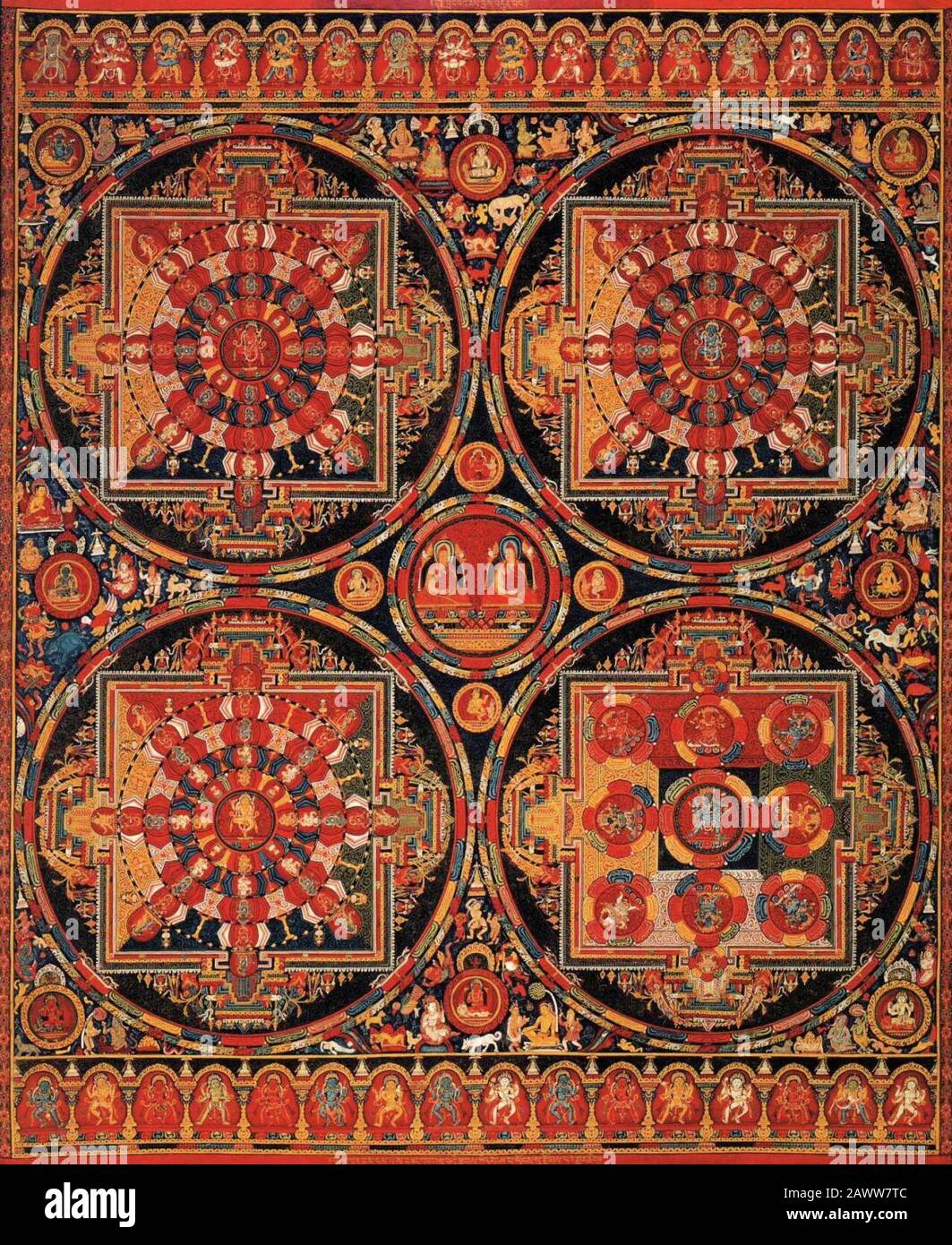 Four mandalas hi-res stock photography and images - Alamy