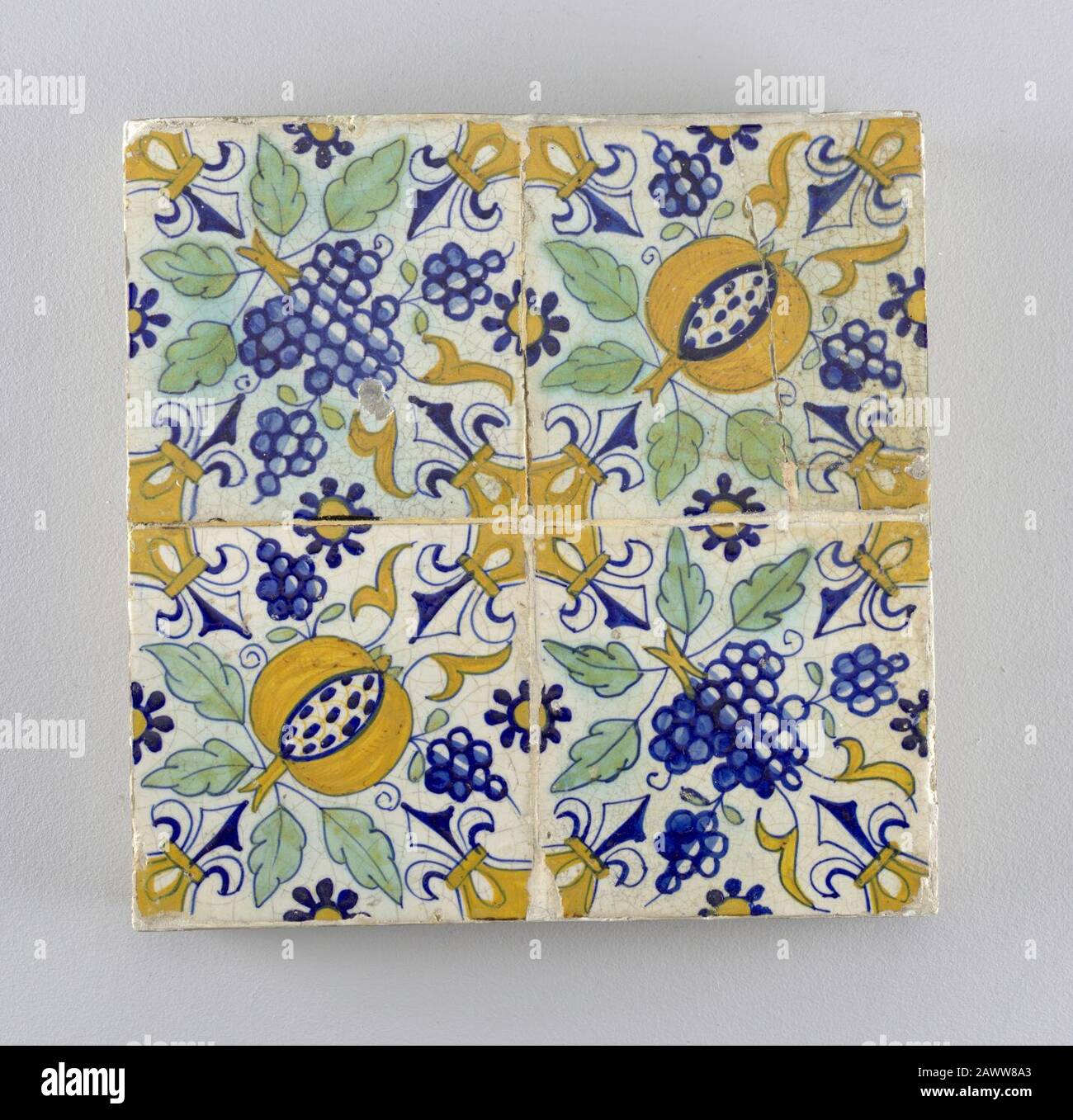 Four Tile (Netherlands), 17th century Stock Photo - Alamy