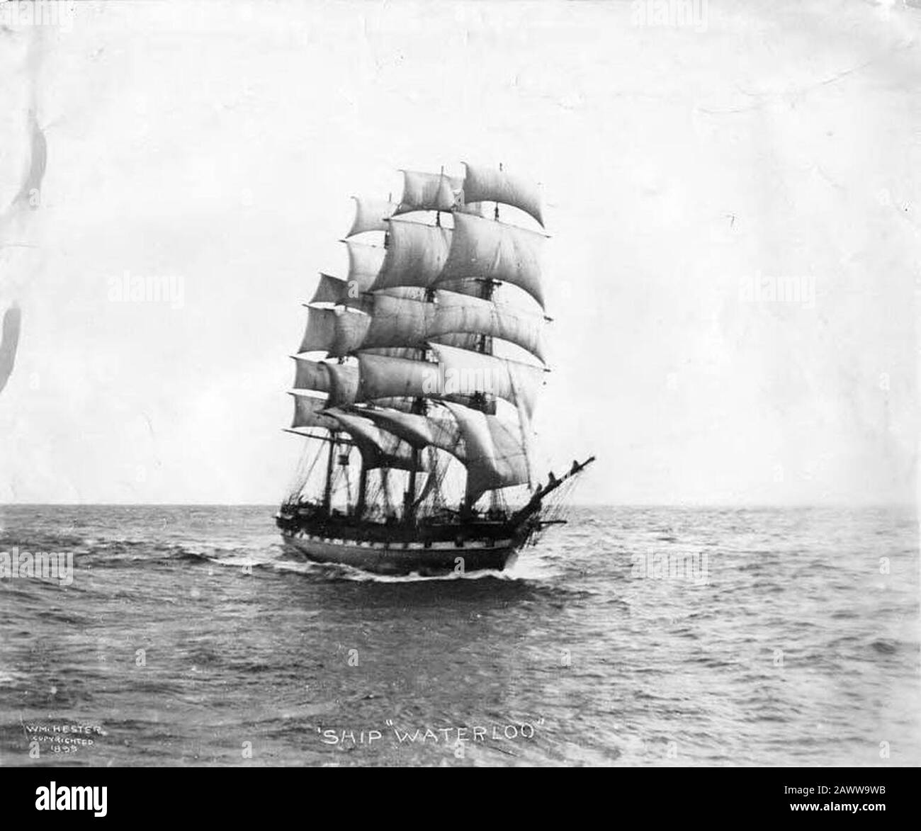 1900 ship sea Black and White Stock Photos & Images - Alamy