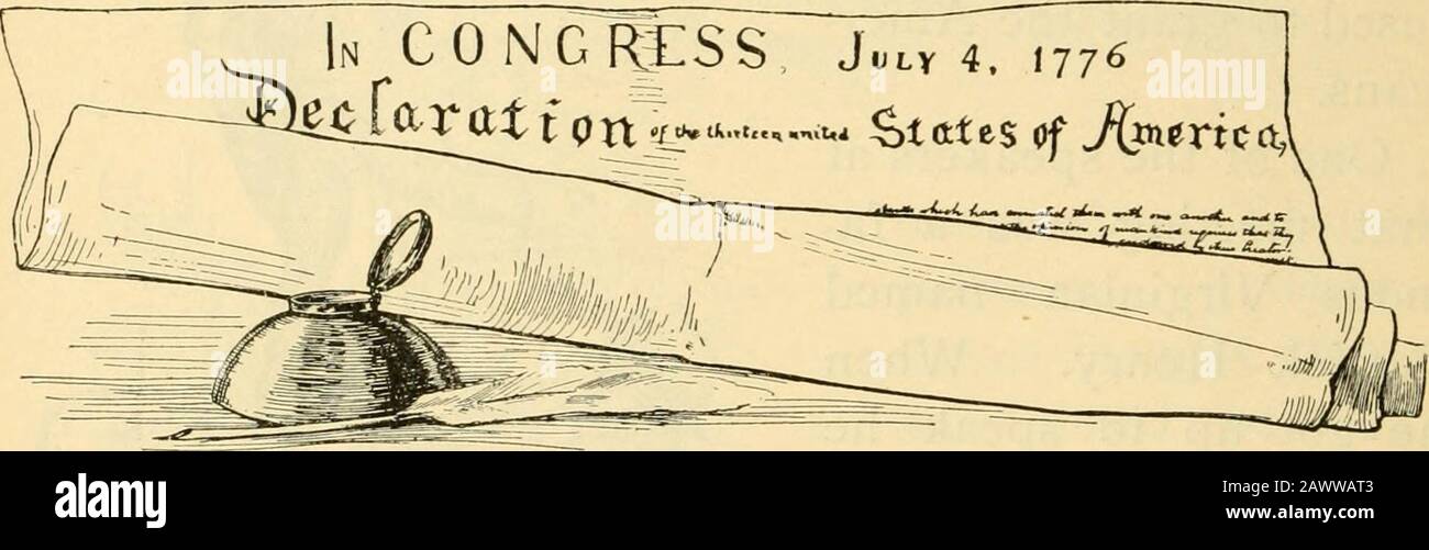 Thomas Jefferson Writing The Declaration Of Independence Drawing