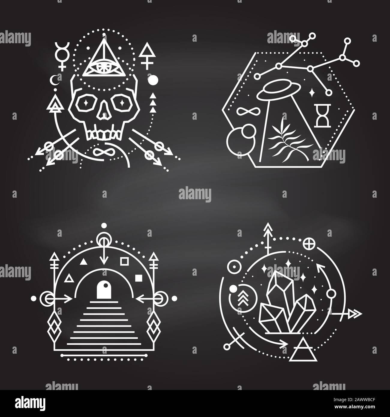 Celestial gate Stock Vector Images - Alamy