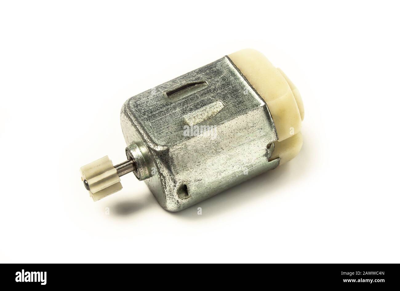 Collector electric motor for children's toys isolated on white Stock ...