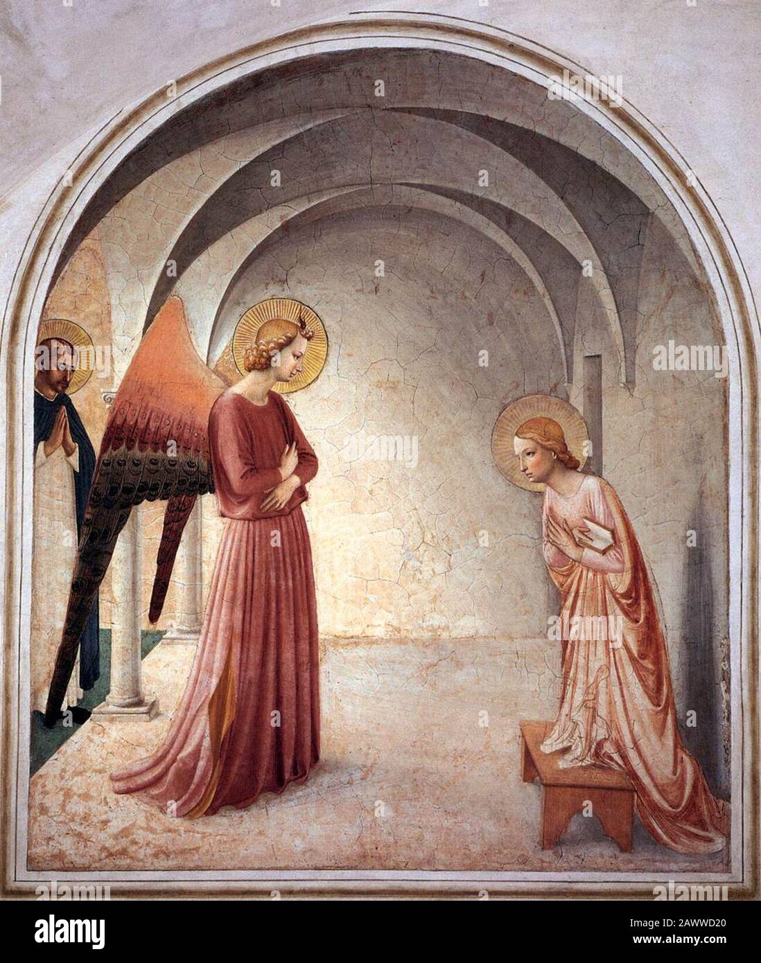 Fra Angelico - Annunciation (Cell 3 Stock Photo - Alamy