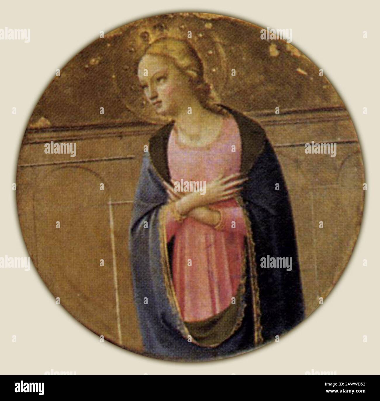 Fra Angelico - Cortona Polyptych (detail Stock Photo - Alamy