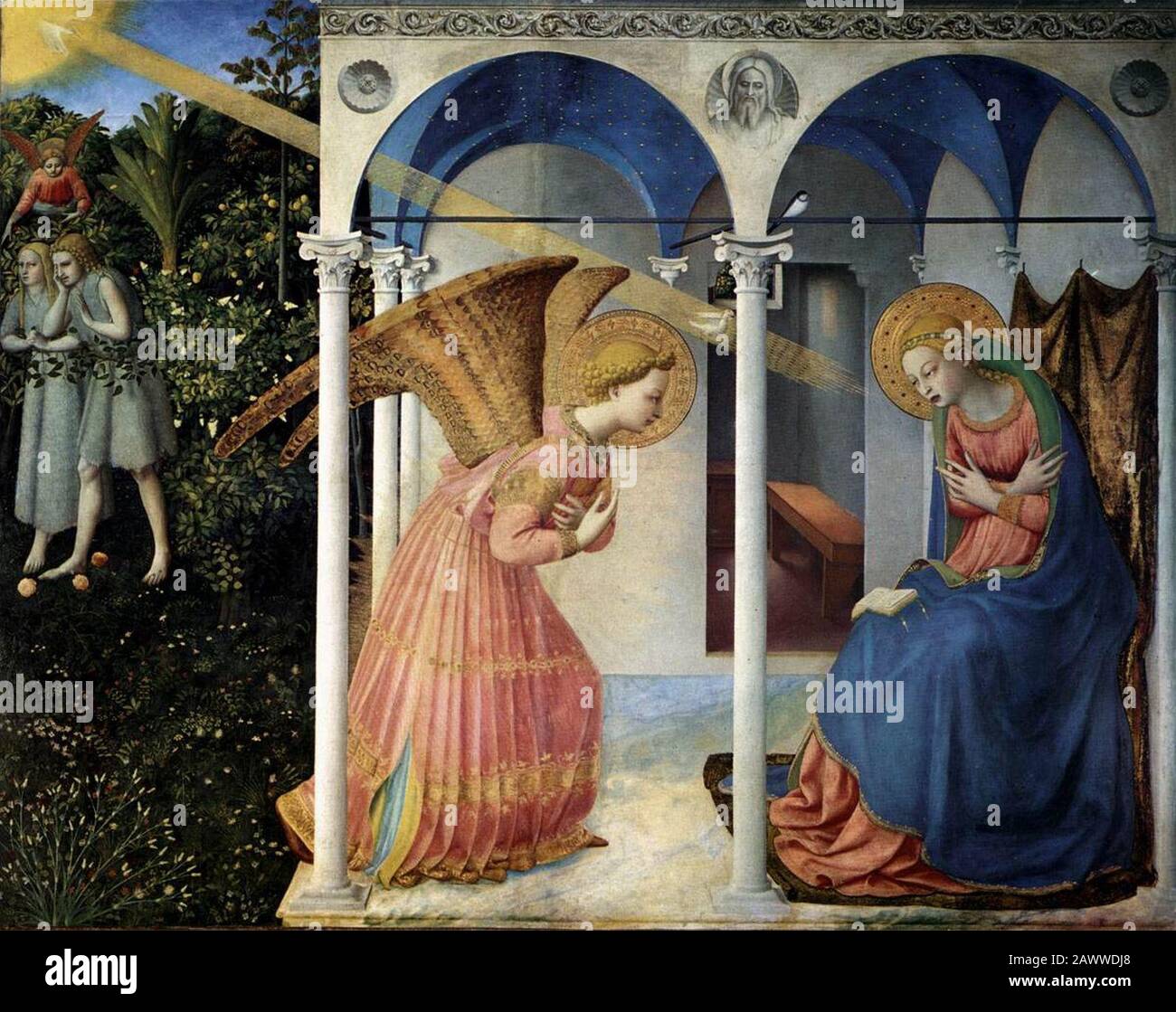 Fra Angelico - The Annunciation Stock Photo - Alamy