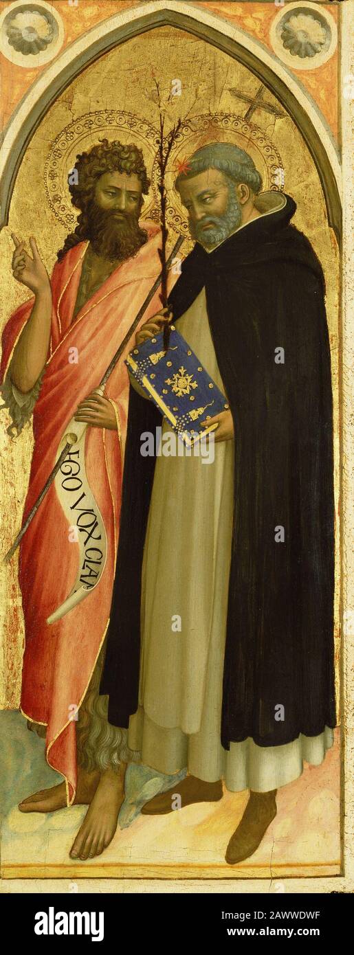 Fra Angelico (Guido di Pietro, Fra Giovanni da Fiesole) - Saint John the Baptist and Saint ...