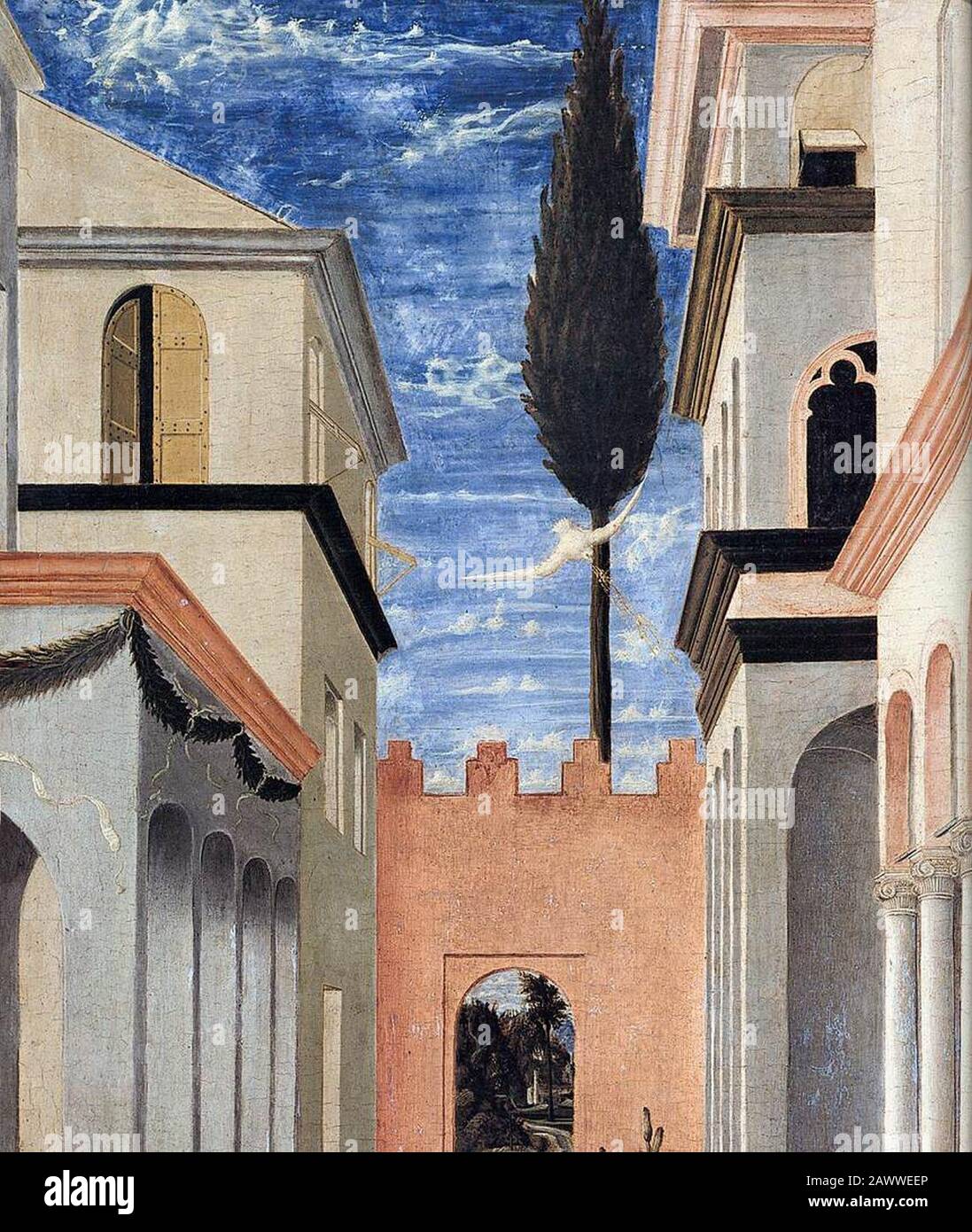 Fra Carnevale - The Annunciation (detail Stock Photo - Alamy