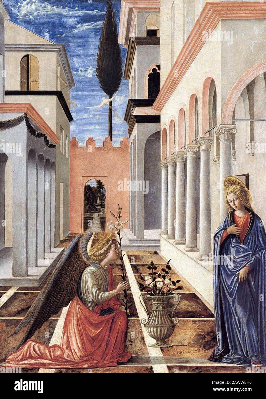Fra Carnevale - The Annunciation Stock Photo - Alamy