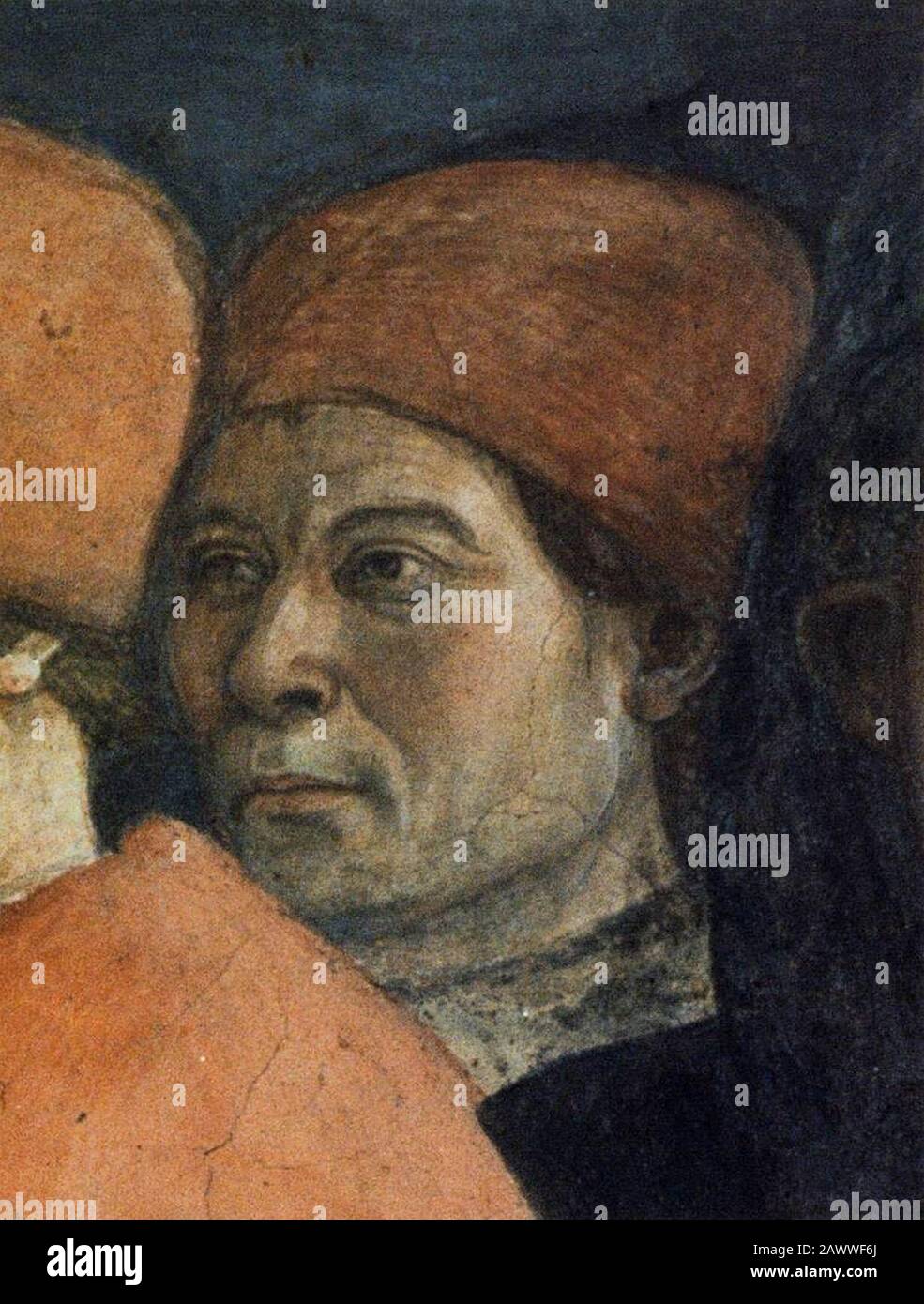 Fra Filippo Lippi - The Funeral of St Stephen (detail Stock Photo - Alamy