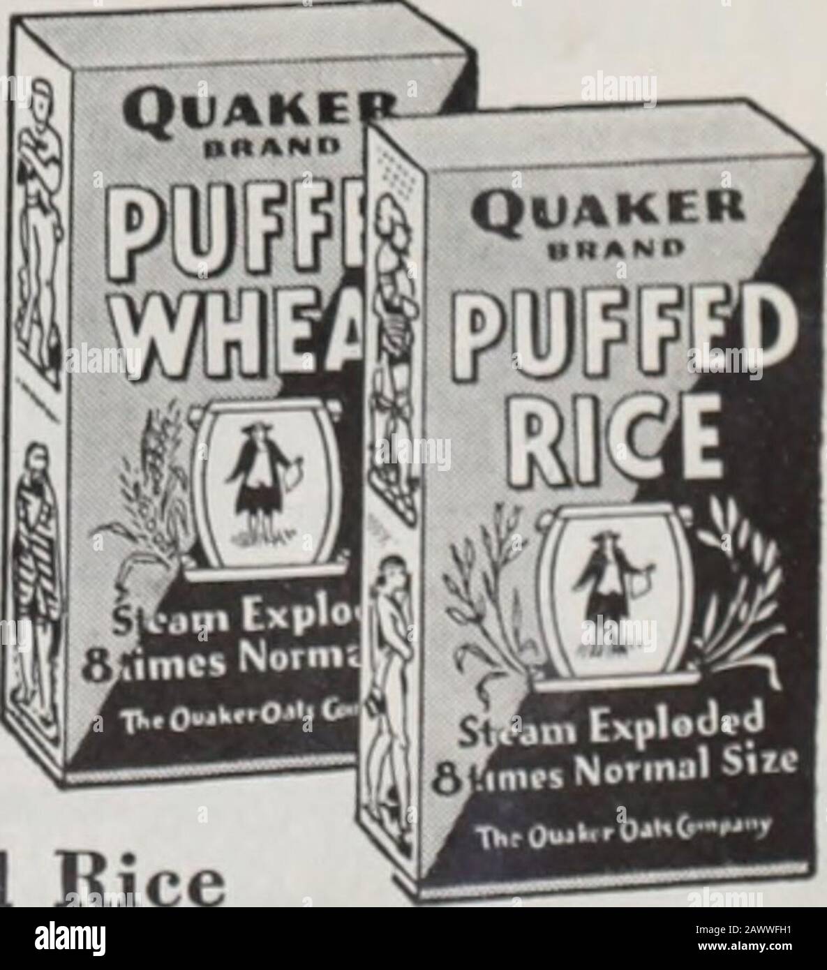 Quaker puffed wheat hi-res stock photography and images - Alamy
