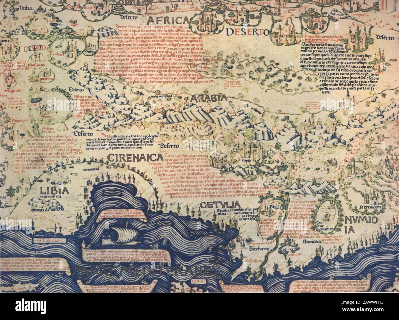 Fra mauro map hi-res stock photography and images - Alamy