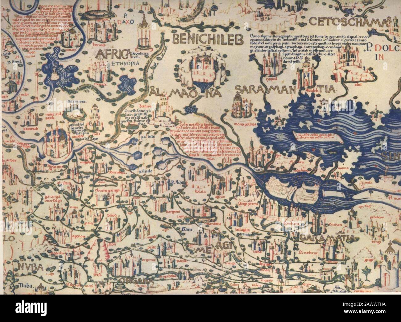 Fra mauro map hi-res stock photography and images - Alamy