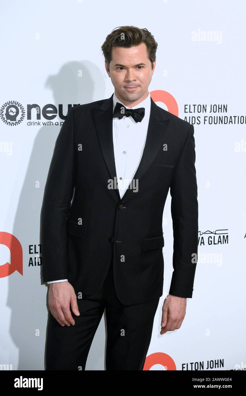 Los Angeles, USA. 09th Feb, 2020. LOS ANGELES, CA - FEBRUARY 09: Andrew ...
