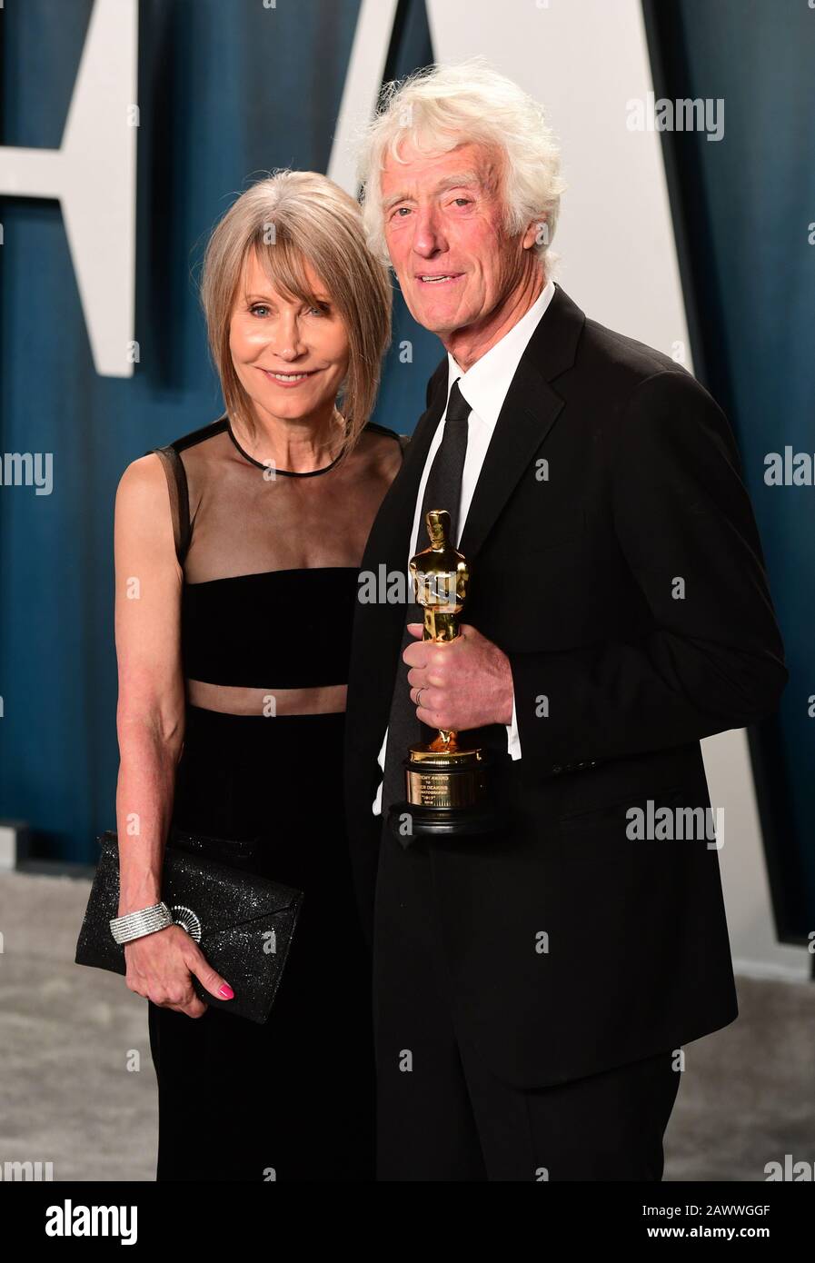 James Purefoy Ellis and Roger Deakins attending the Vanity Fair Oscar ...