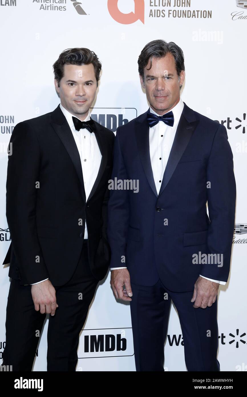 February 9, 2020, West Hollywood, CA, USA: LOS ANGELES - FEB 9: ANdrew ...