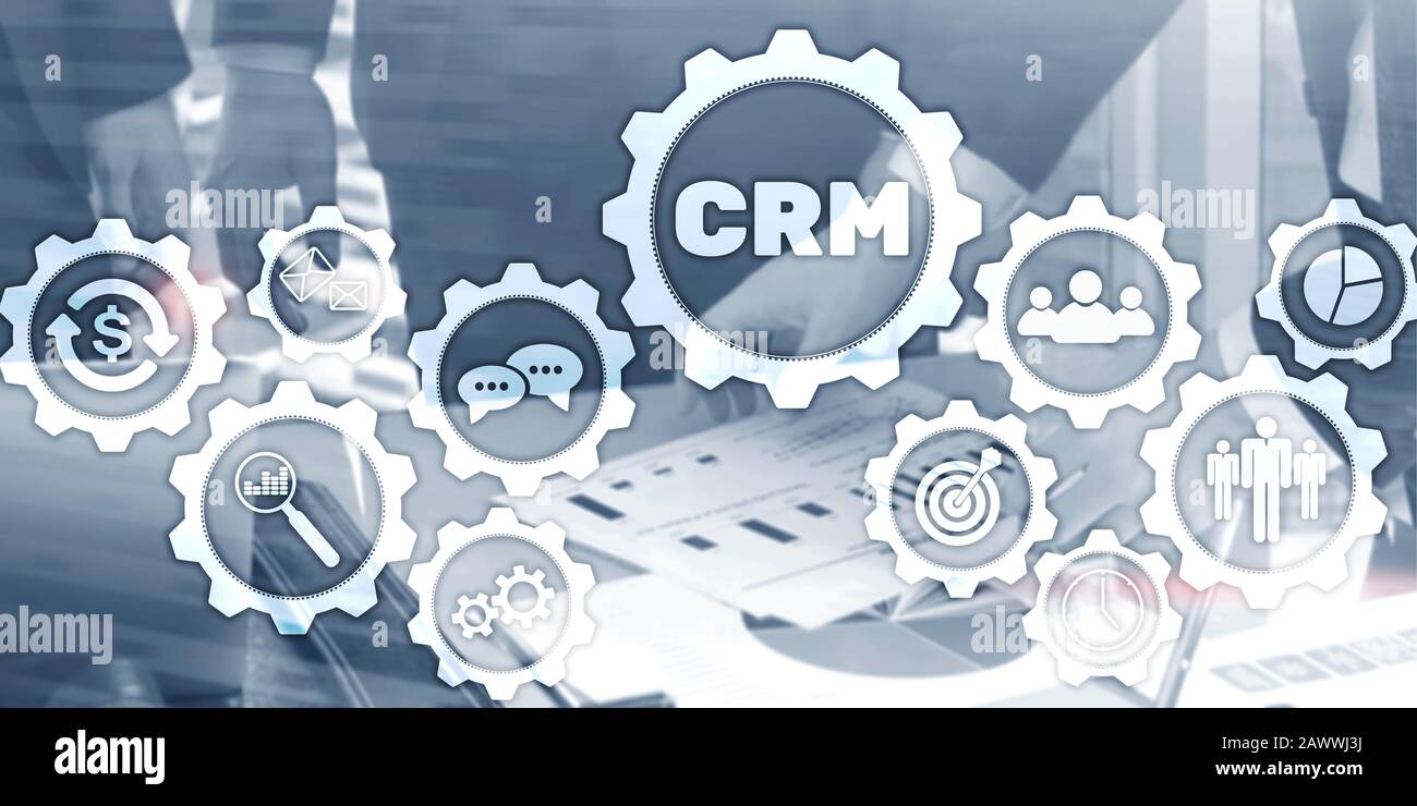 Universal Business Wallpaper. Customer CRM Management Analysis Service ...