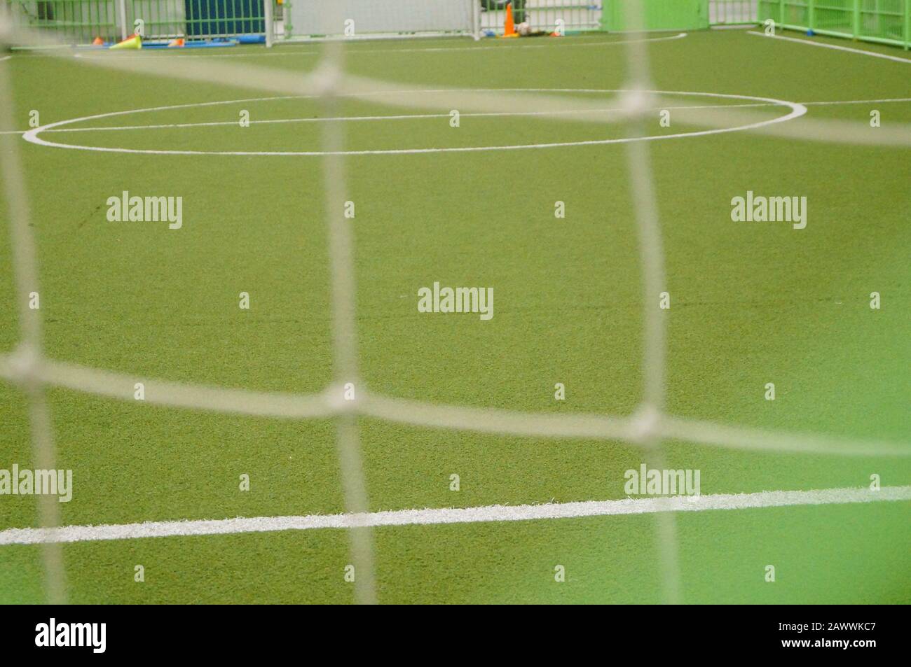Soccer practice area Stock Photo - Alamy