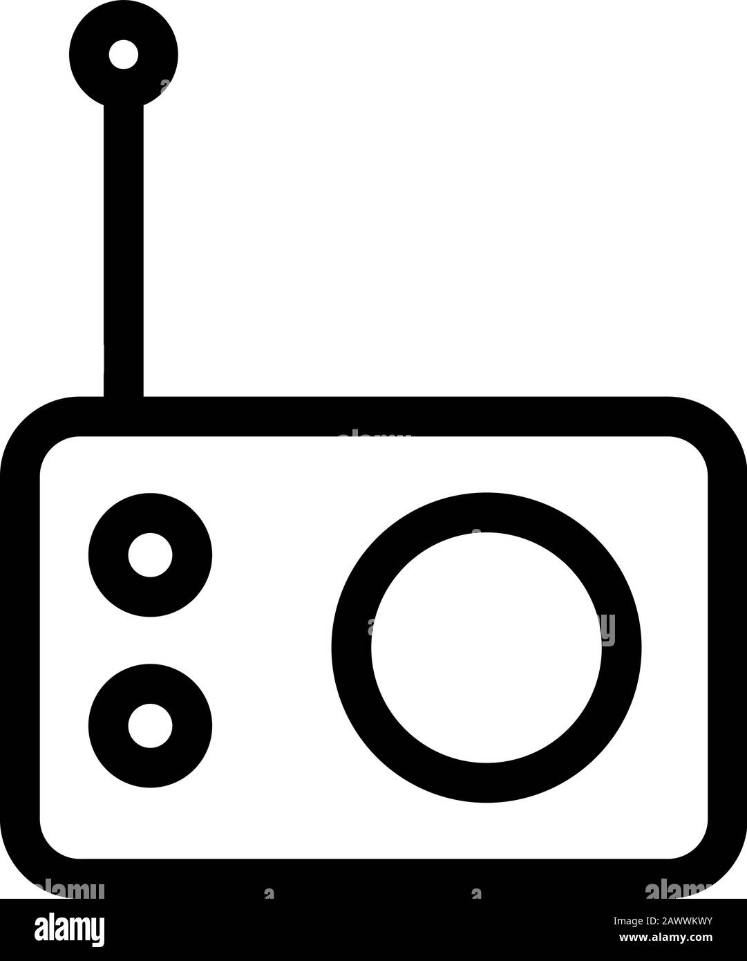 Radio station microphone drawing Stock Vector Images - Alamy